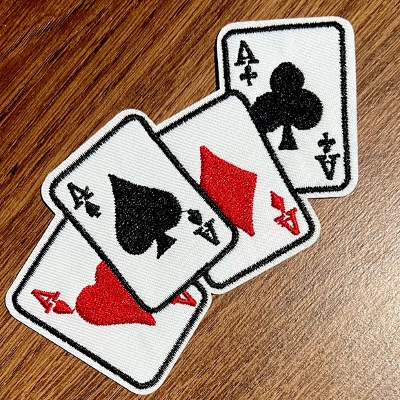 Accessories | Card Aces Patches Iron On Poker Patch Diy Appliqu Game ...
